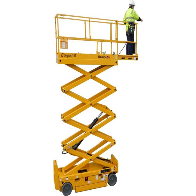 Hyra Saxlift Haulotte Compact 10 Ripskogs Lift Maskinuthyrning hyra-saxlift-haulotte-compact-10-ripskogs-lift-maskinuthyrning